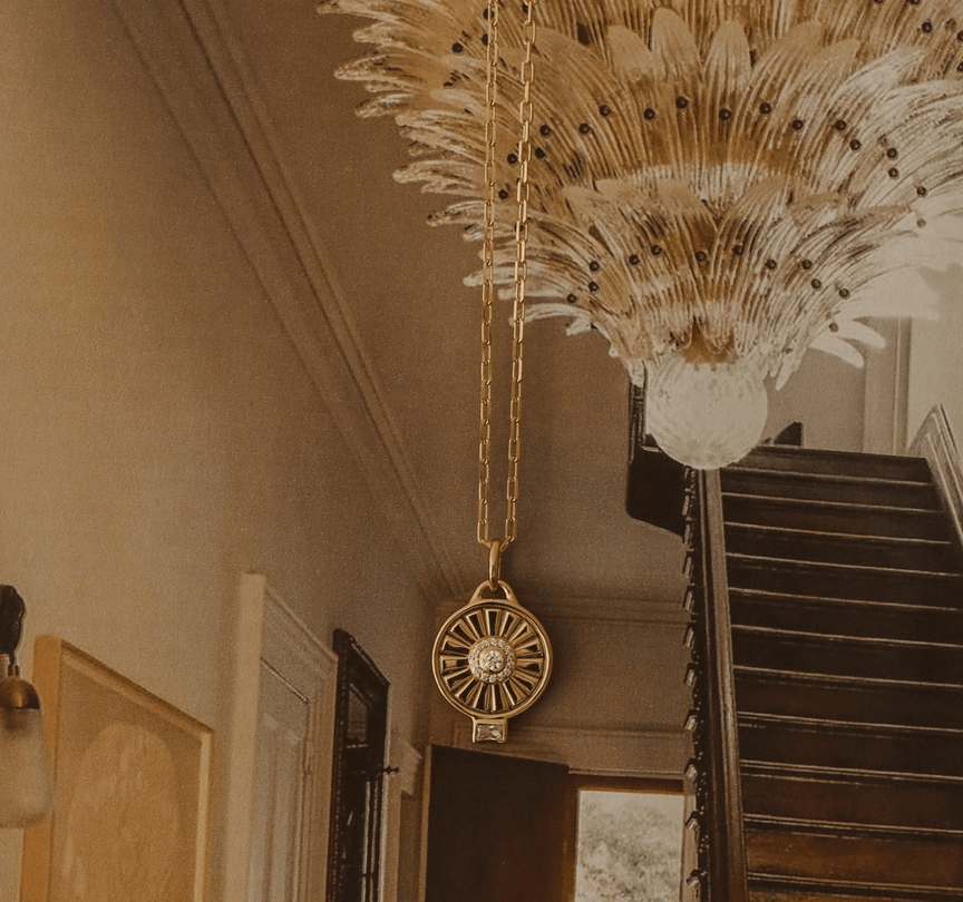 Intuition Medallion Gold Vermeil | Product | Melanie Auld Jewelry