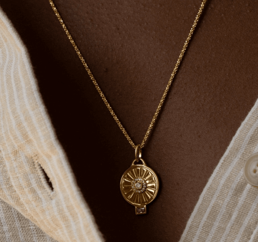 Intuition Medallion - Gold Vermeil