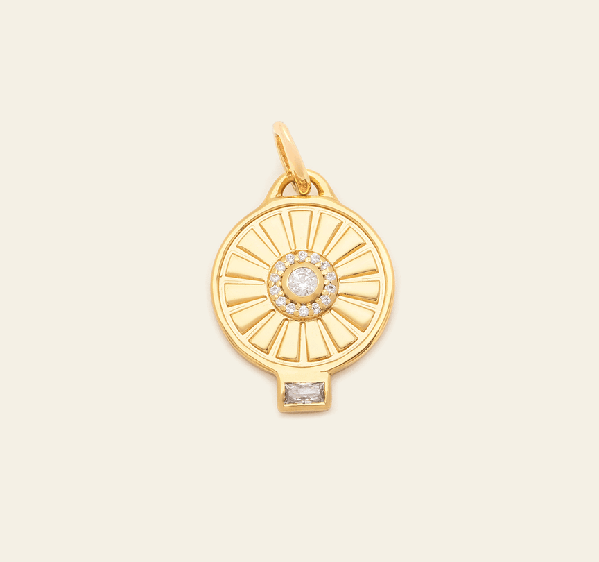 Intuition Medallion Gold Vermeil | Product | Melanie Auld Jewelry