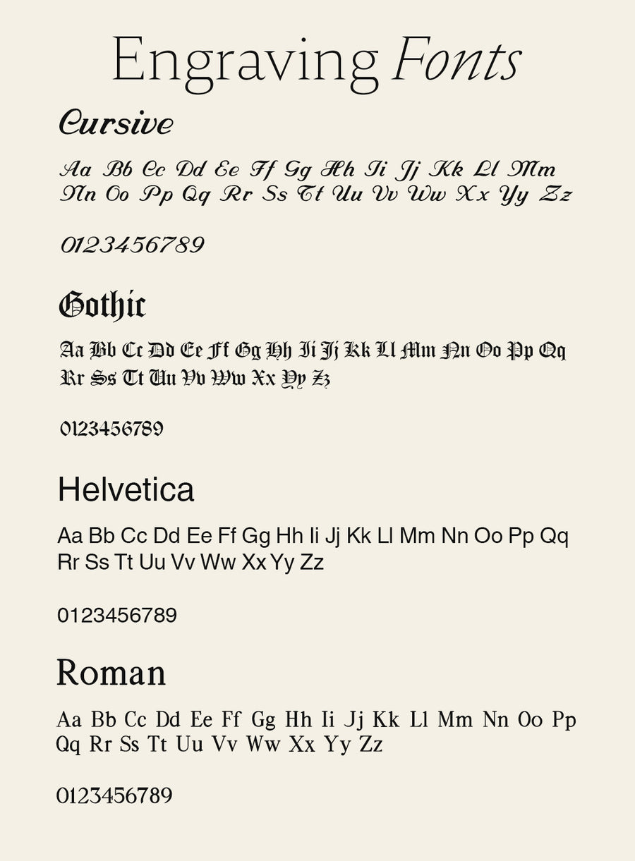 Engraving - Main Landing Page